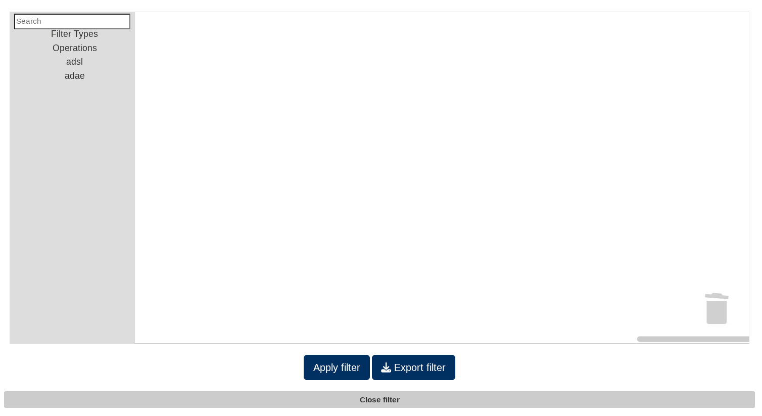 (DEVELOPMENT) Blockly Filter • dv.manager
