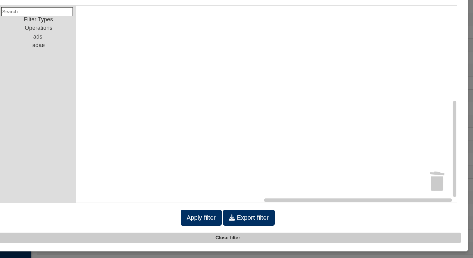 (DEVELOPMENT) Blockly Filter • dv.manager