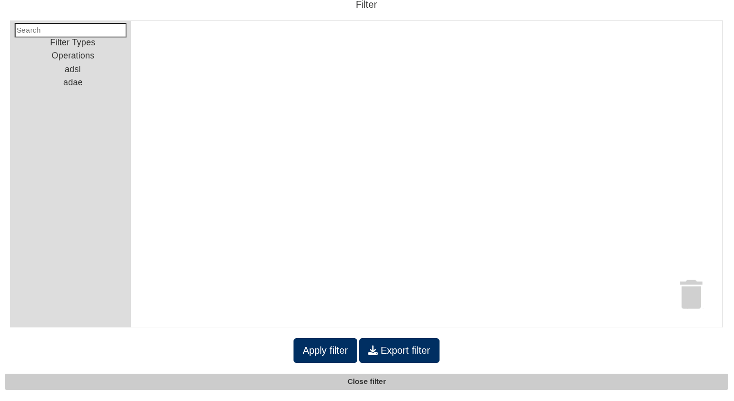 (DEVELOPMENT) Blockly Filter • dv.manager